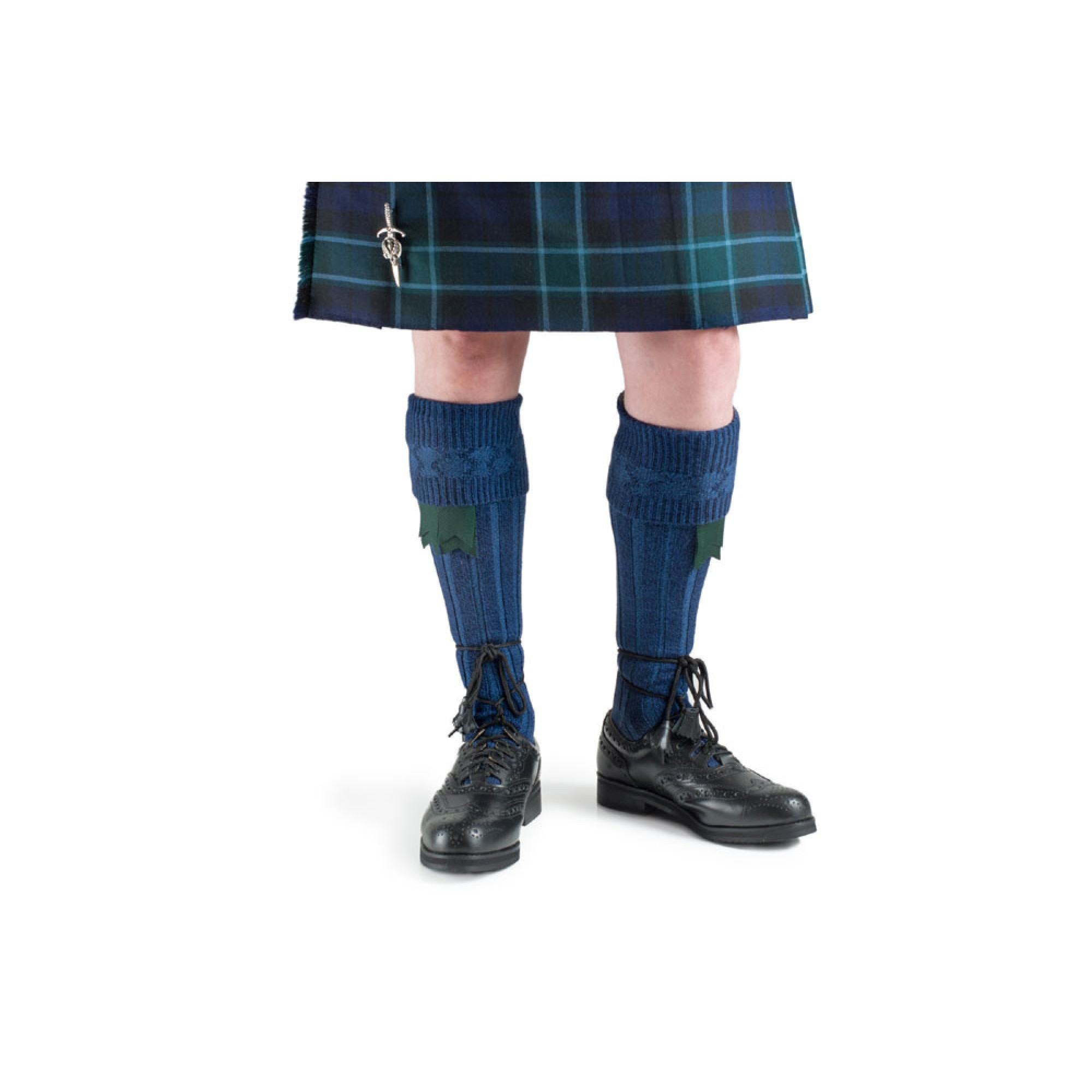 Lomond Blue Kilt Hose